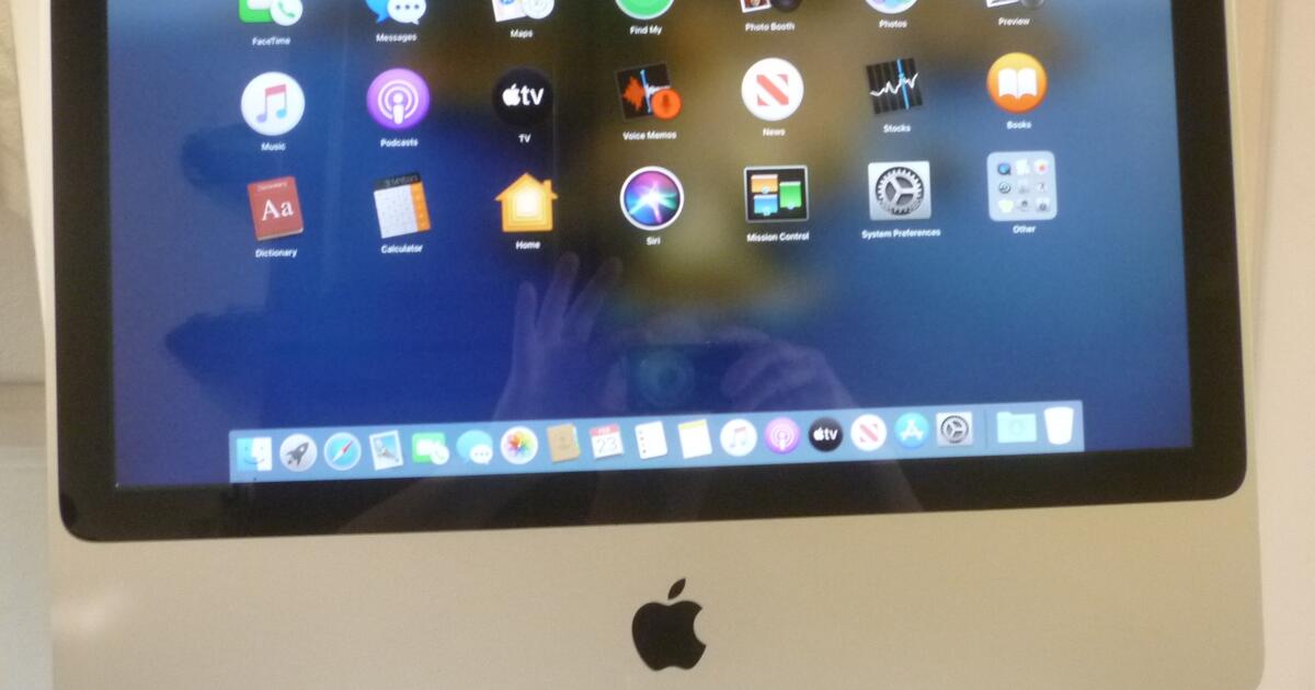 Apple Compter iMac 20" desktop 4gb Ram and 128gb SSD for $40 in Palo ...