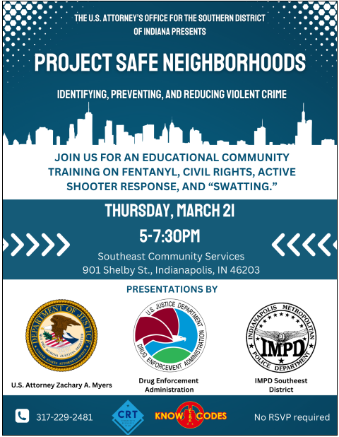 Project Safe Neighborhoods, Identifying, Preventing and Reducing ...