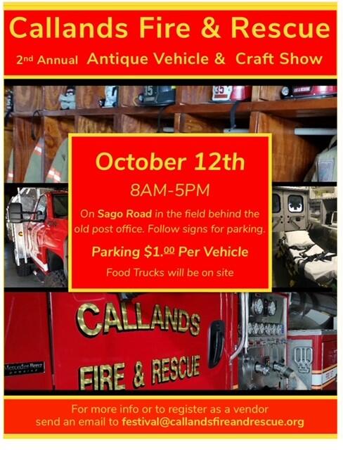 Callands Fire and Rescue Antique Vehicle and Craft Show (Pittsylvania ...