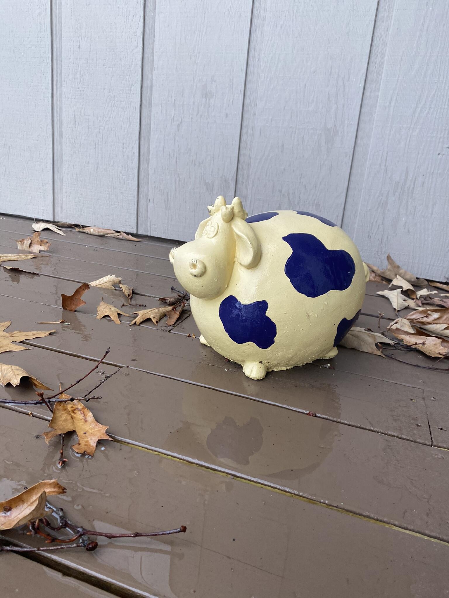 Cement Porch Cow for $25 in Loudon, TN | For Sale & Free — Nextdoor