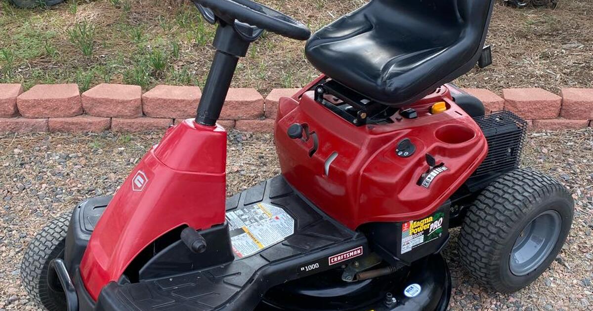 Craftsman R1000 six speed riding mower for $475 in Littleton, CO | For ...