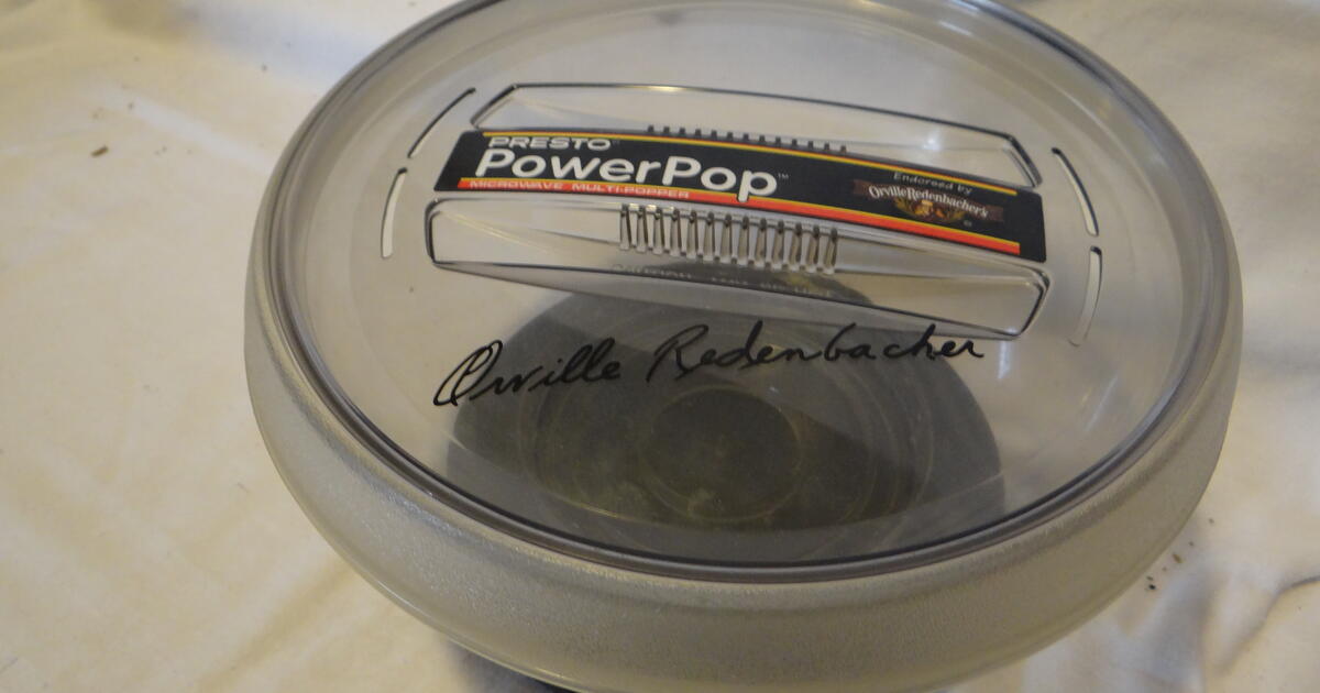Presto Power Pop Microwave Multi-Popper Popcorn Maker for Free in ...