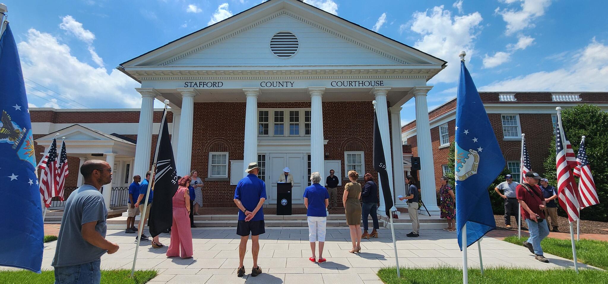 The North Stafford Rotary held its Flag Day/Flag Retirement Ceremony ...