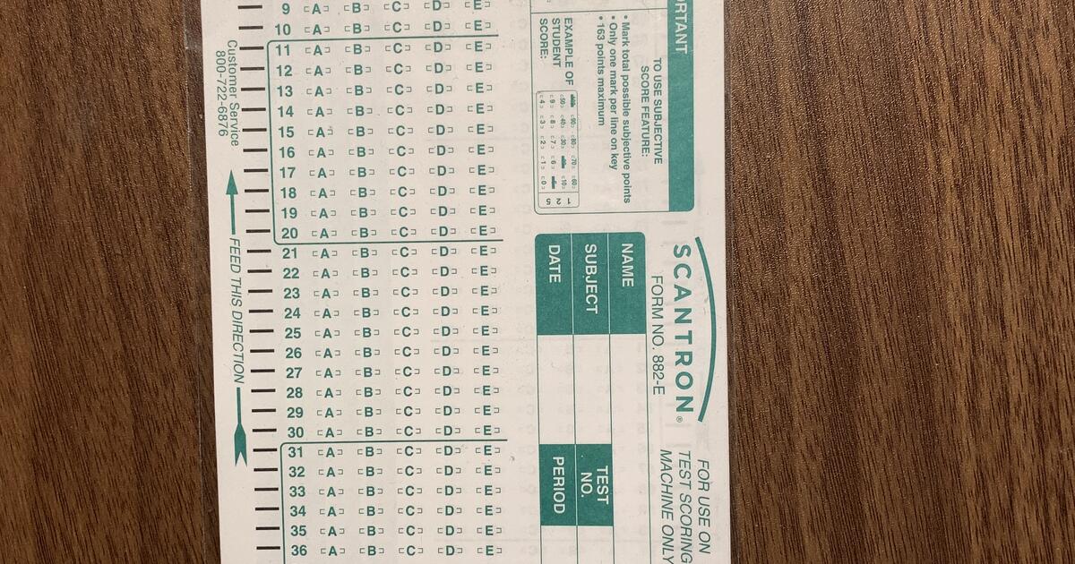 Scantrons for Free in San Leandro, CA | For Sale & Free — Nextdoor