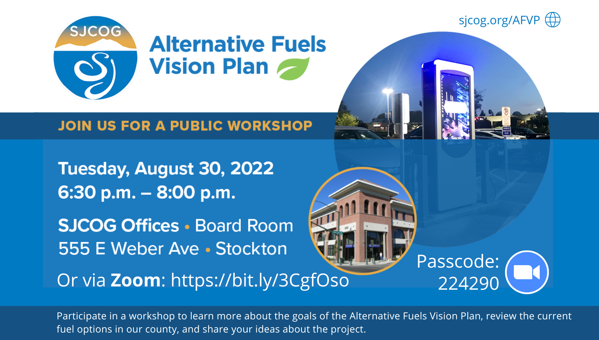 Join SJCOG for an Alternative Fuels Vision Plan Workshop (San Joaquin ...