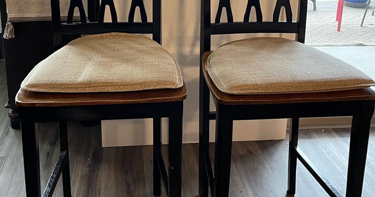 Wood bar stools 2 for $40 in Bellingham, WA | For Sale & Free — Nextdoor
