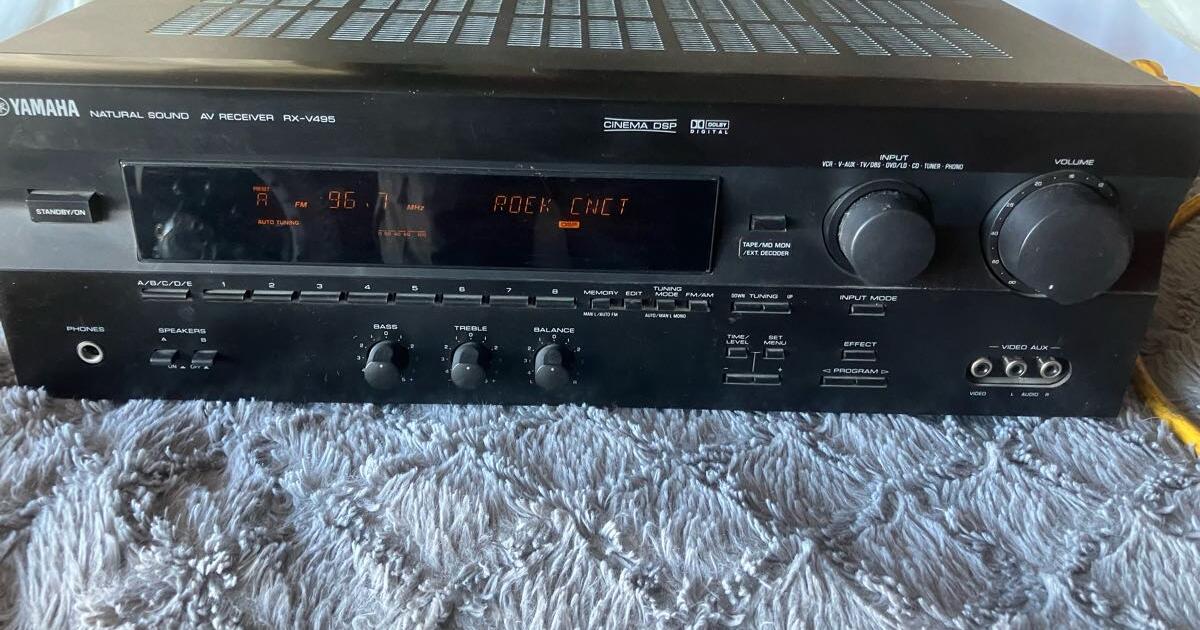Yamaha RX-V495 AV Receiver for $60 in Prescott, AZ | For Sale & Free ...