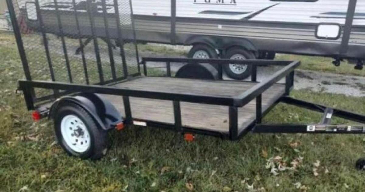 6x8 trailer with fold down gate for $400 in Lake Wales, FL | For Sale ...