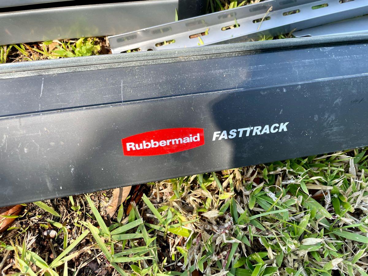 Curb Alert: Rubbermaid Fast Track Garage Storage & shelf system, Heavy ...