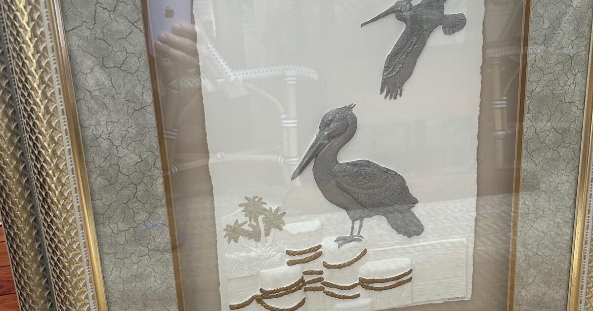 Cast Paper Relief Sculpture Art for $60 in Beaufort, SC | For Sale ...