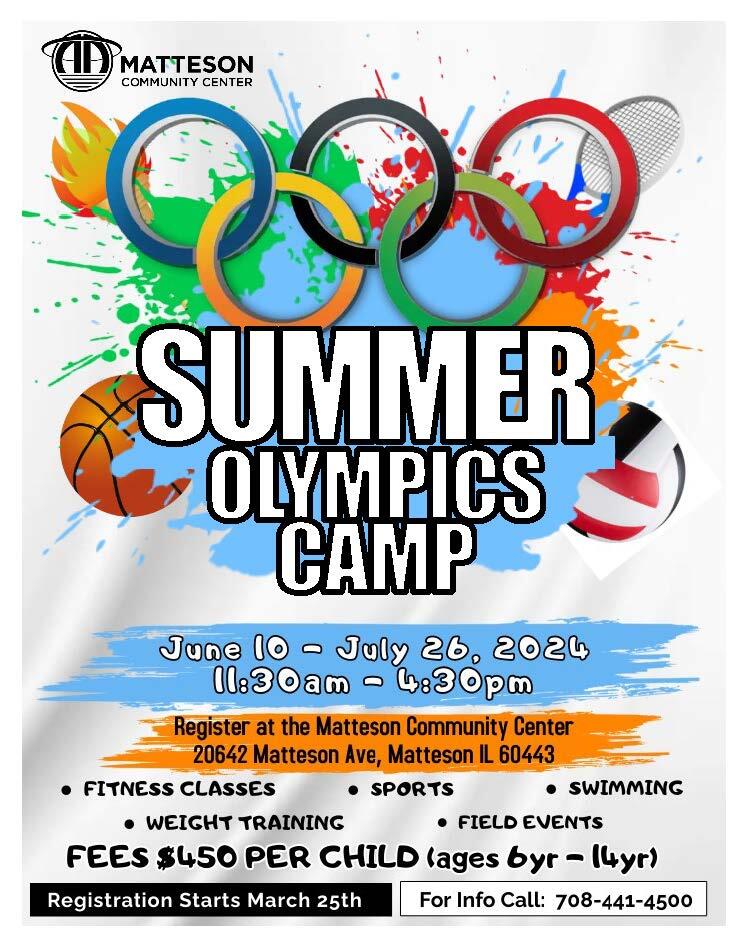 SUMMER will be here before you know it, and the Matteson Community ...