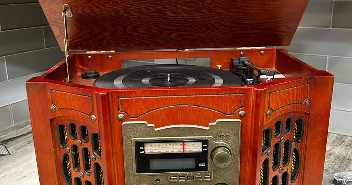 Innovative Technology ITRR-501 Wooden Recordable Music Center Retro ...