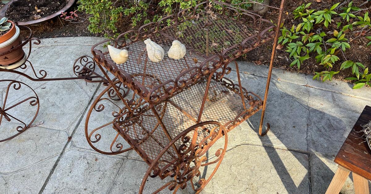 Vintage Metal Garden Tea Cart for $75 in Walnut Creek, CA | For Sale ...