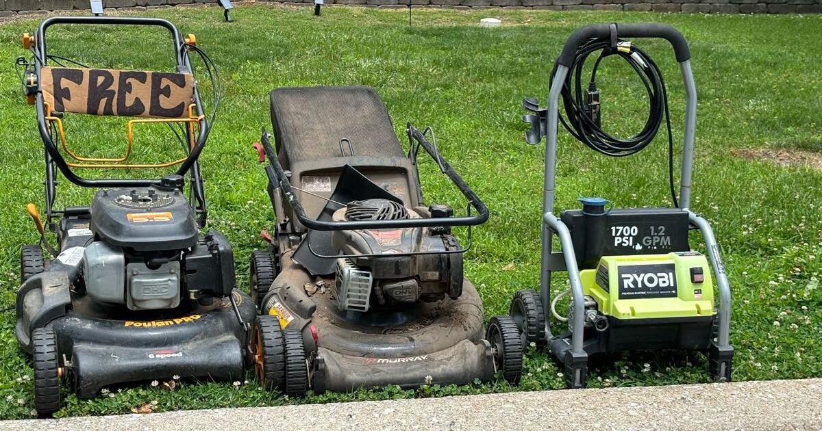 Lawn mowers and pressure washer for Free in Florissant, MO | For Sale ...