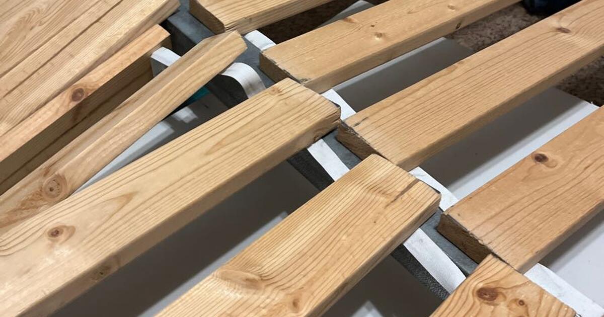 Full sized wooden slats/center beam for Free in Elizabeth, CO | For ...