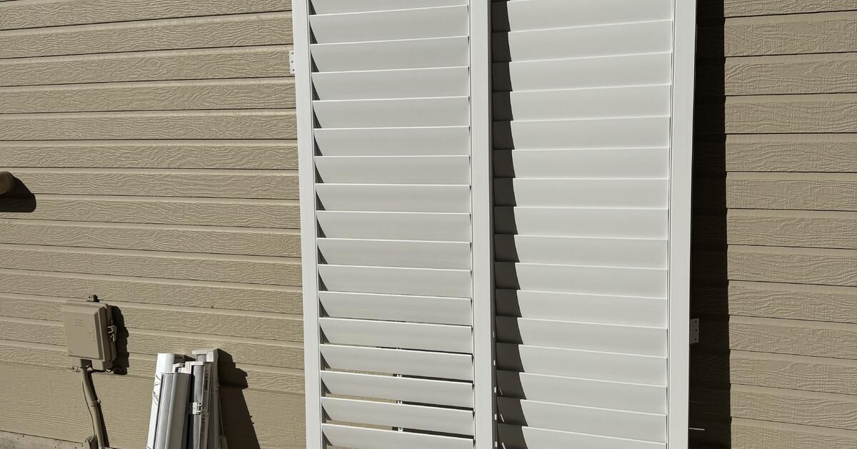 White Plantation Window Shutters for Free in Eagle, ID | For Sale ...