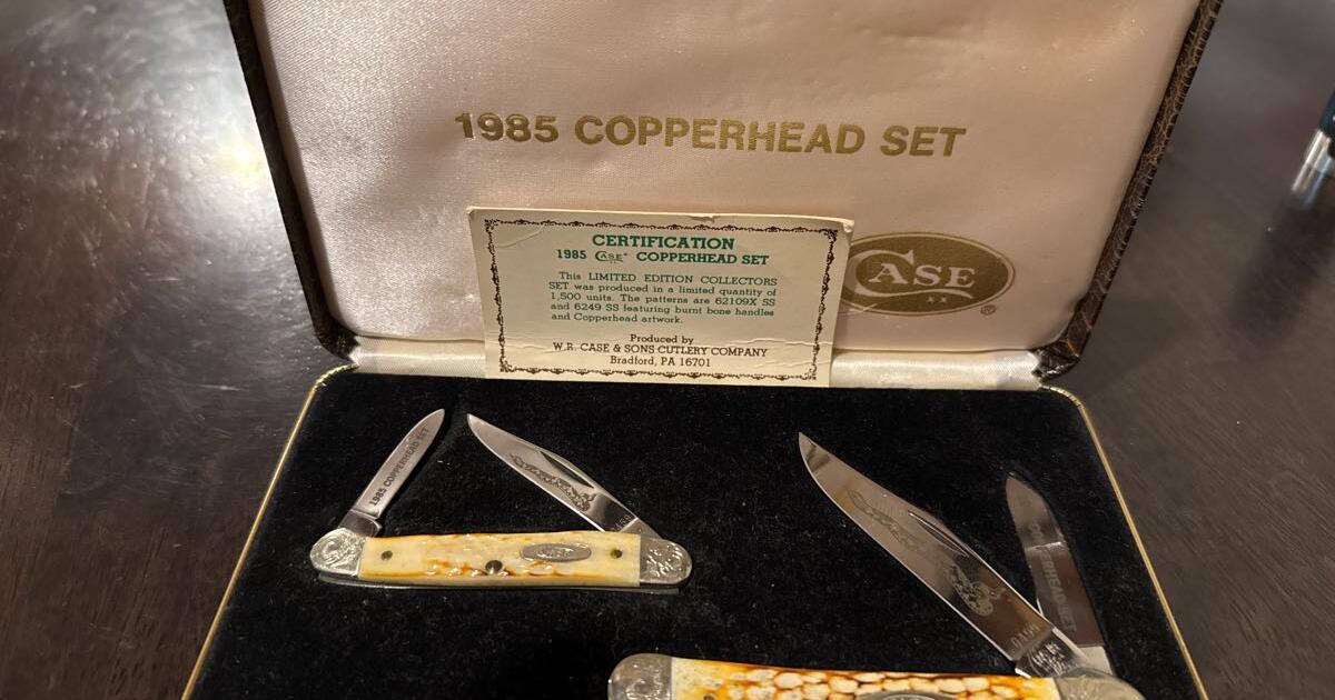 1985 Case Copperhead Knife Set for $200 in Limestone, TN | For Sale ...