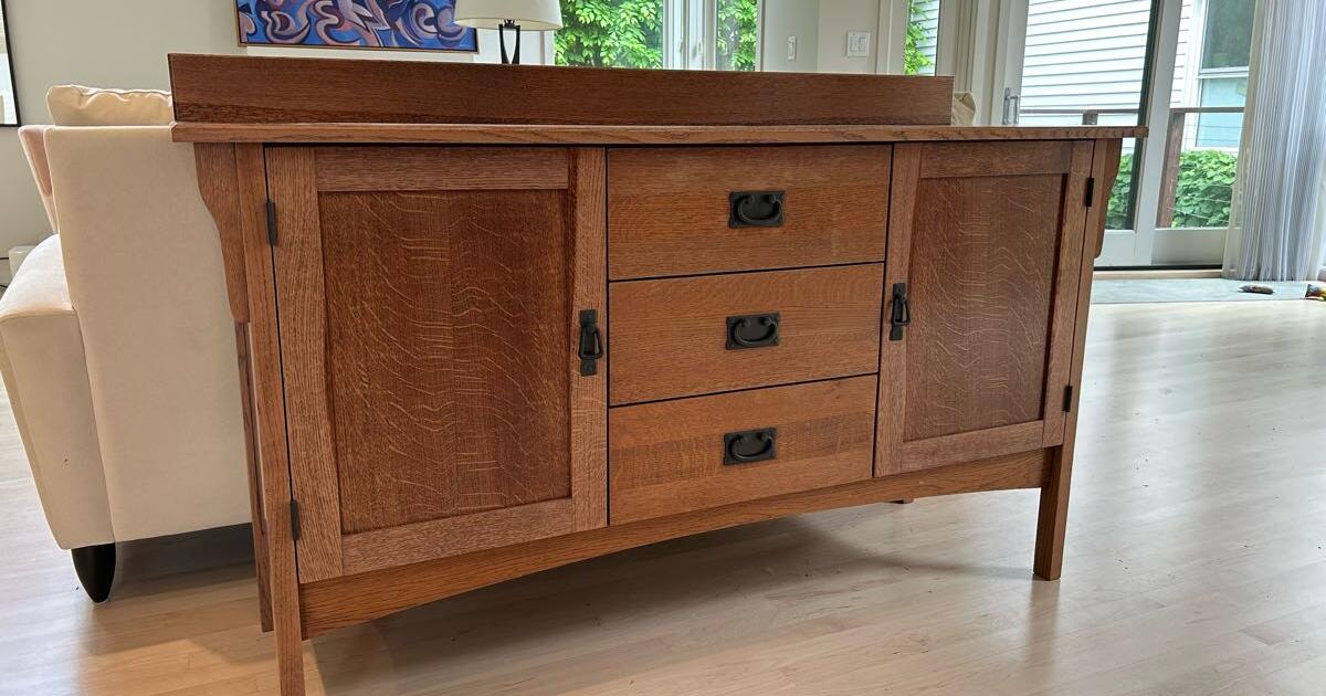 Craftsman/Mission-style buffet or sideboard for $195 in Cambridge, MA ...