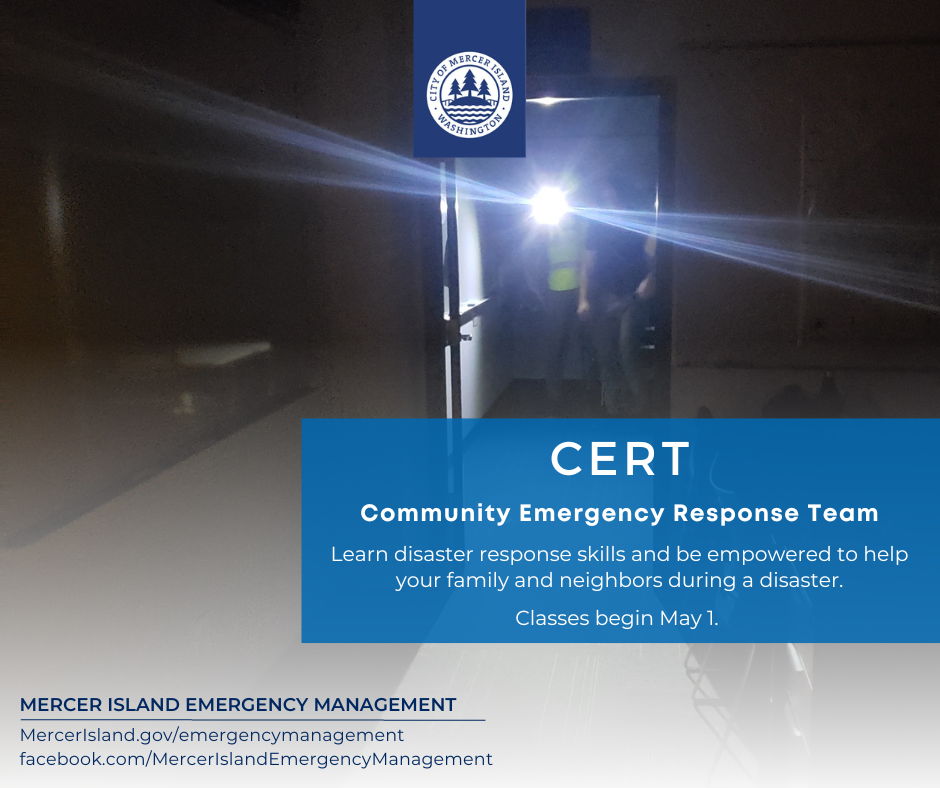 Community Emergency Response Team (CERT) program begin May 1. (City of ...