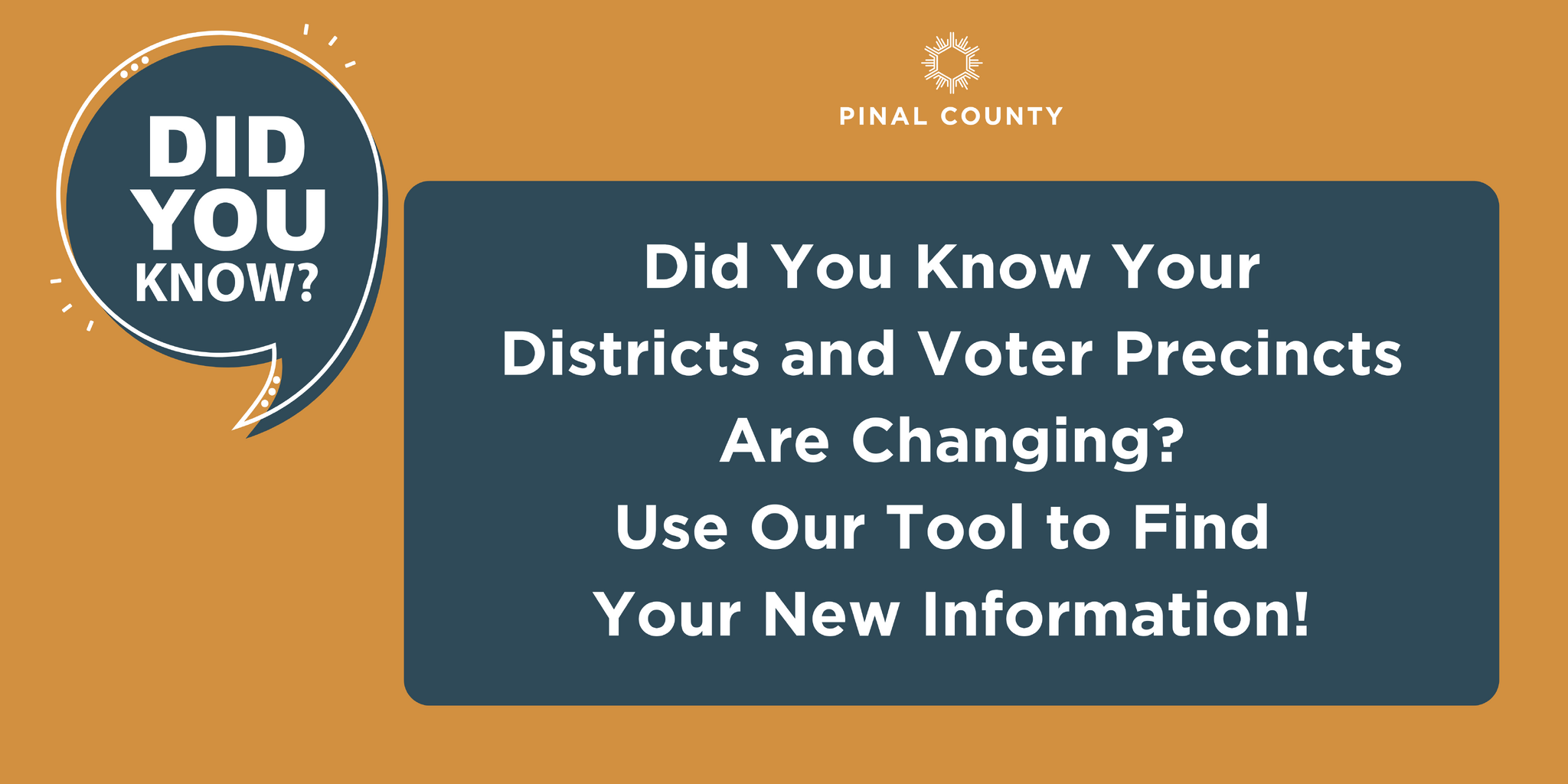 Districts and Voter Precincts are changing! Use our new tool to find ...