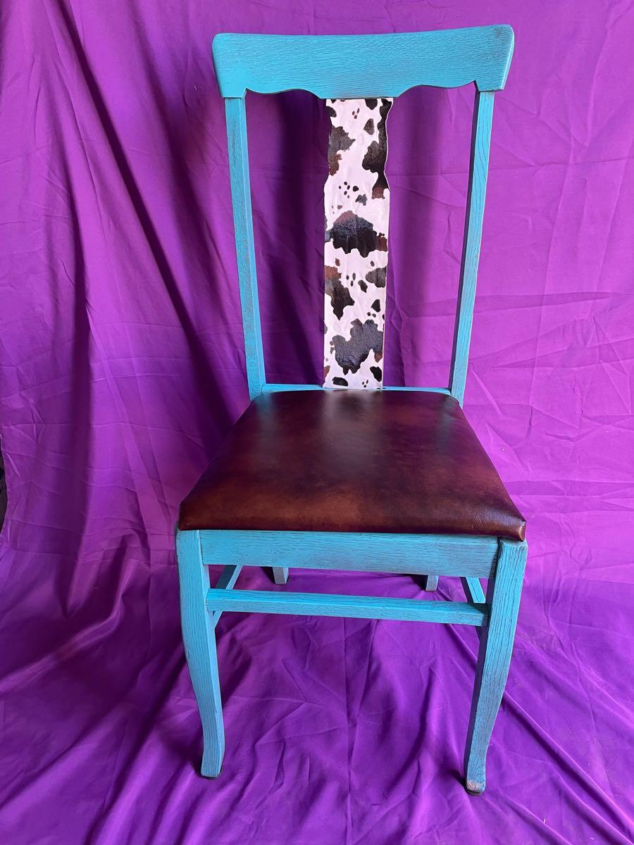 Unique cow print chairs for $100 in Strasburg, CO | For Sale & Free ...