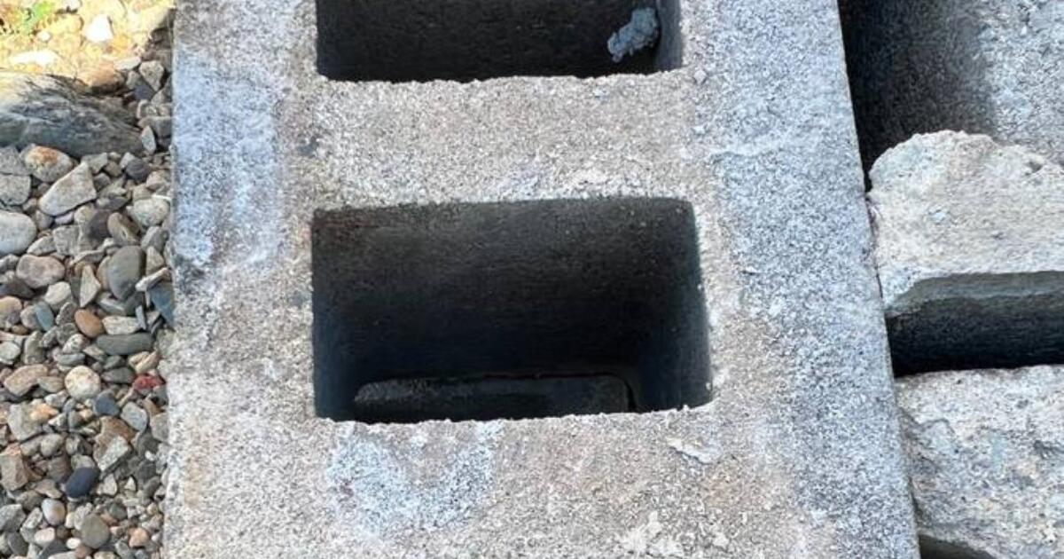 ISO Cinder Blocks/Retaining wall blocks for $1 in South Hampton, NH ...