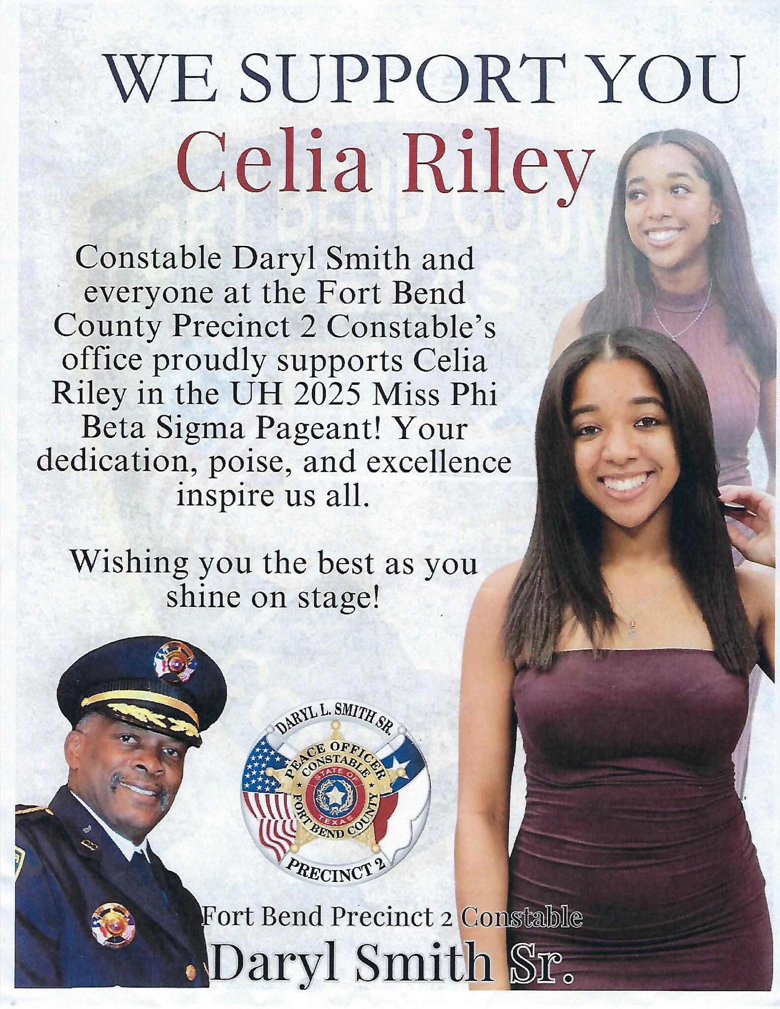 Congratulations Celia Riley on being the #1 Contestant in the 2025 Miss ...
