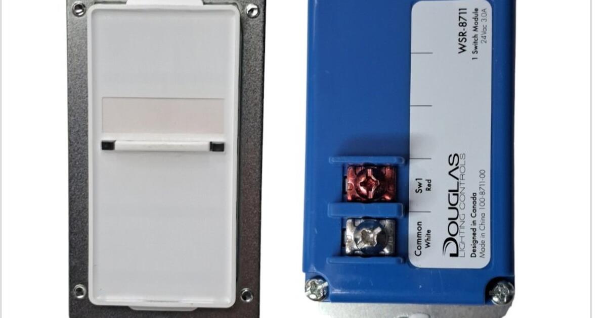 Douglas Lighting Controls WSR-8711 1 Button Hardwired Douglas Low ...