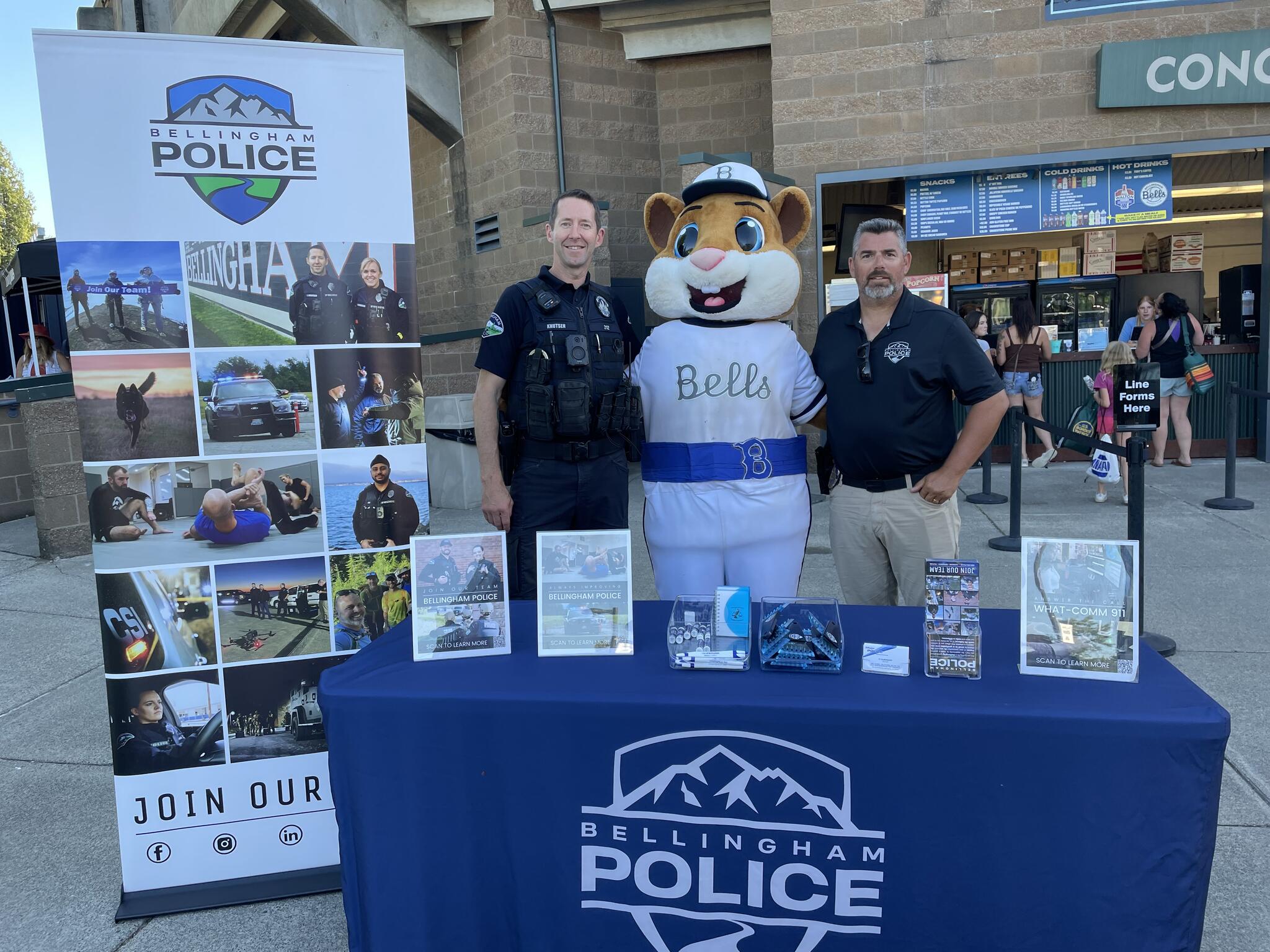 Dinger stopped by our recruitment table during the First Responders ...