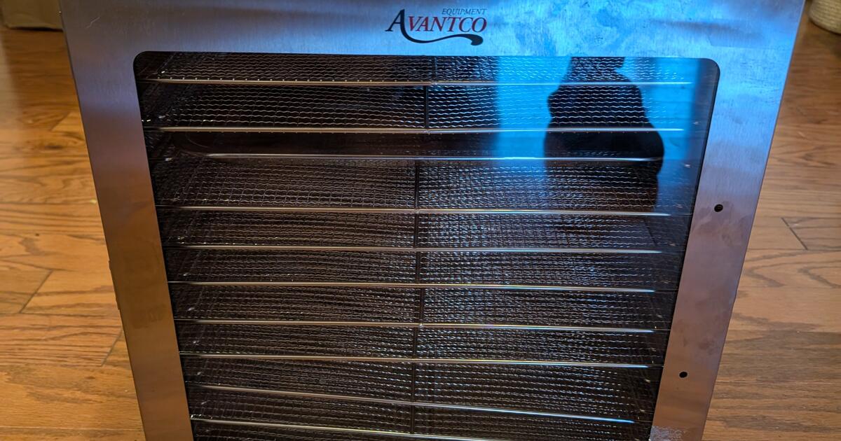 Avantco Stainless Steel 12 Rack Food Dehydrator for $50 in Alexandria ...
