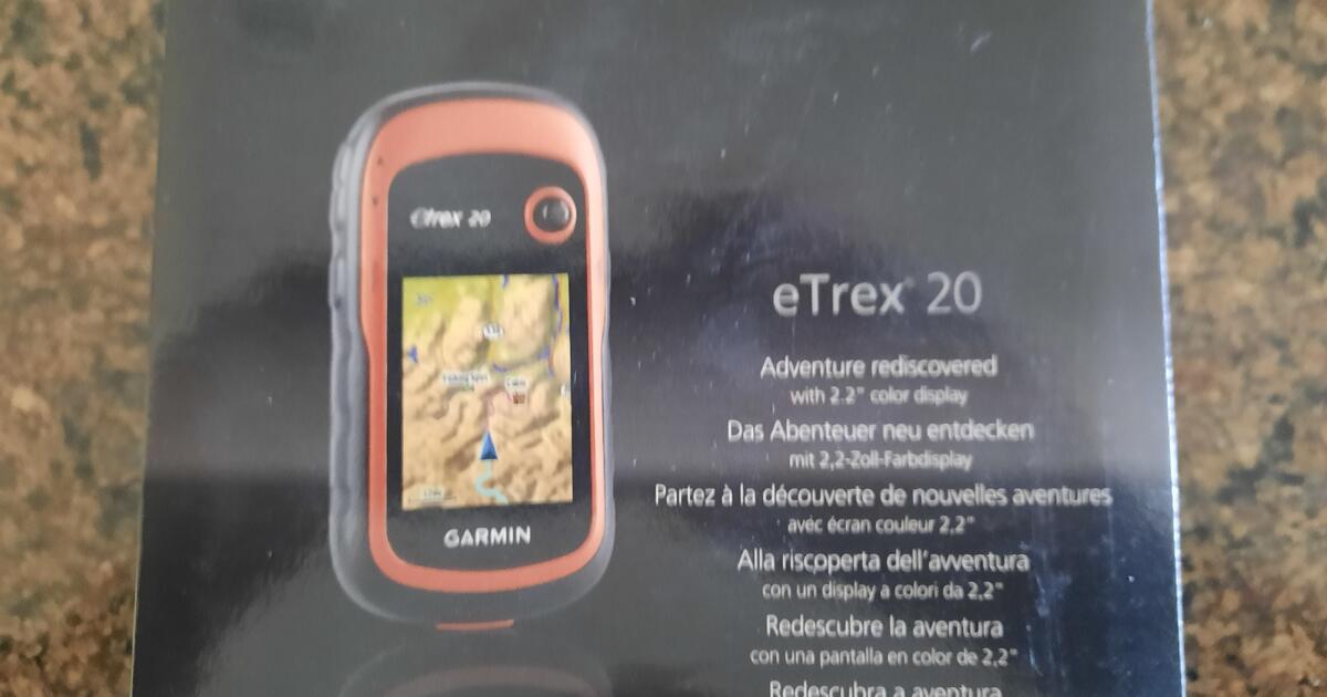 NEW Garmin eTrex 20x Handheld GPS Receiver in Box with USB Cable ...