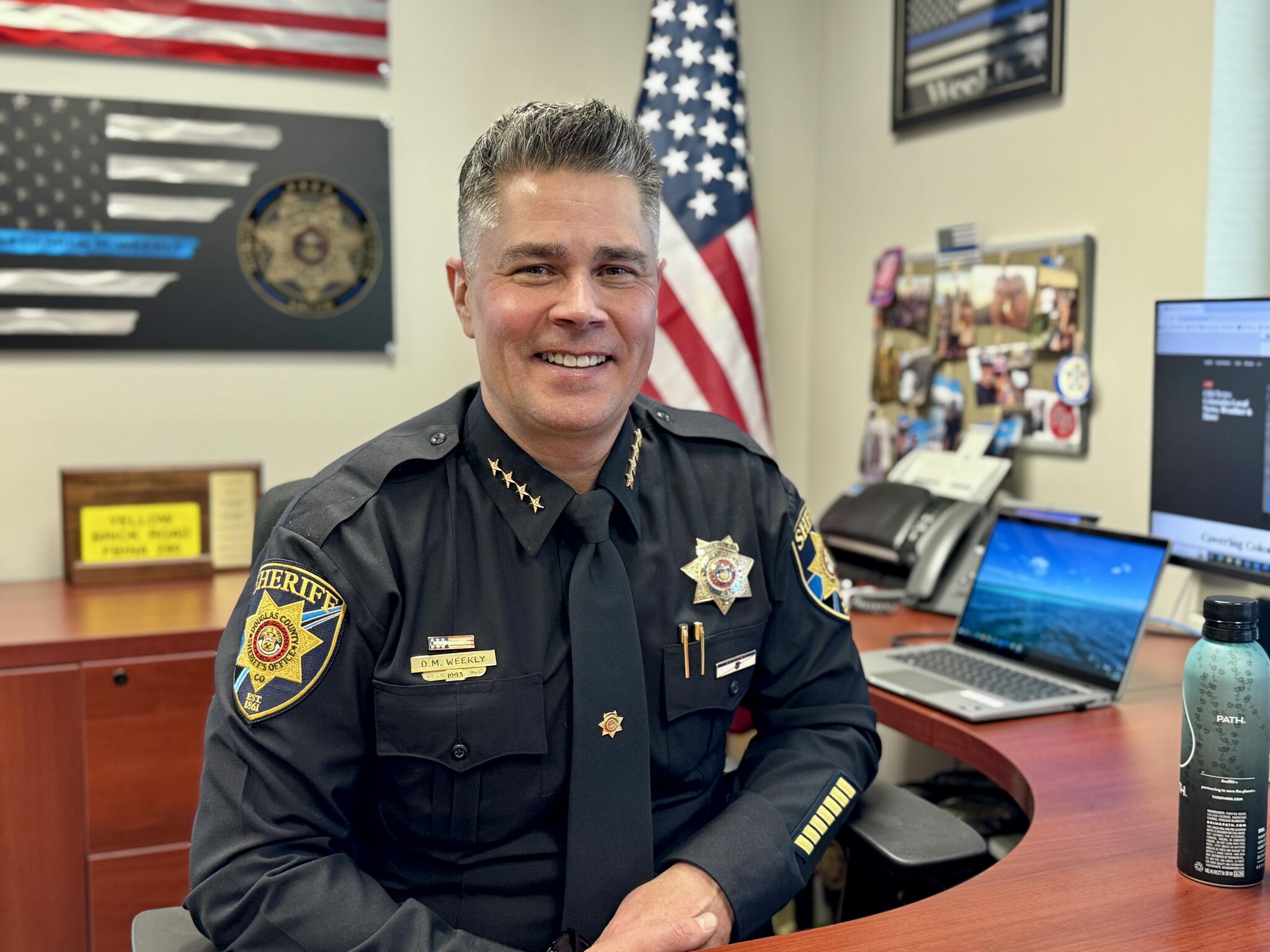 Douglas County Sheriff Darren Weekly joined five major statewide public safety organizations ...