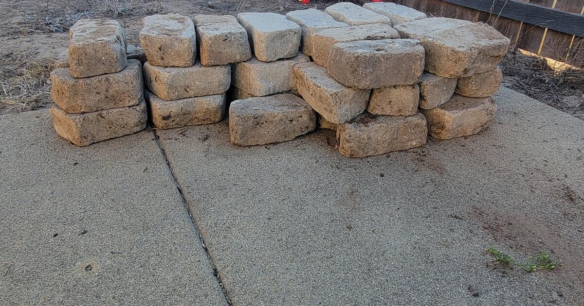 Stack of Concrete Bricks for Free in San Antonio, TX | For Sale & Free ...