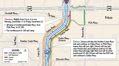 NTTA Traffic Advisory - Dallas North Tollway (North Texas Tollway ...