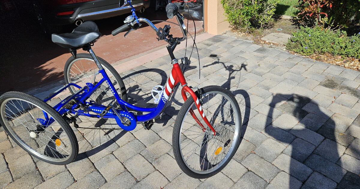 Adult Tricycle Patriotic, 3-wheel bicycle for $285 in Kissimmee, FL ...