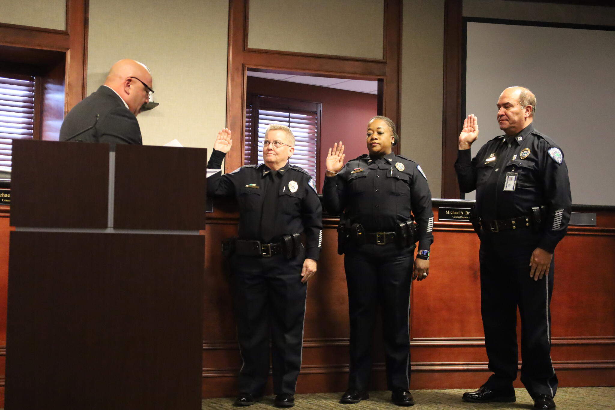 Please join NCPD in congratulating three officers promoted during ...