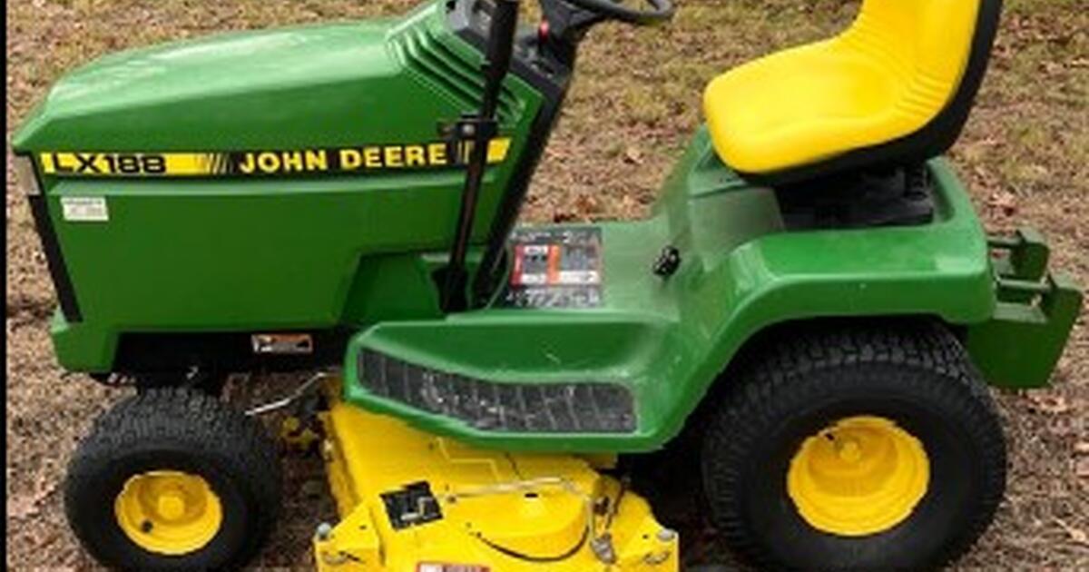 John Deer LX188 Lawn Garden Tractor Many Attachments for $3500 in ...