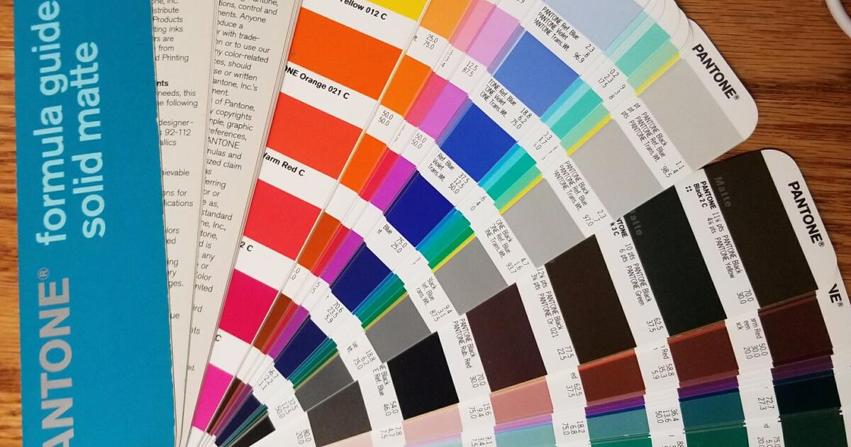 Pantone Formula Guide Coated & Uncoated First Edition 2000-2001 for $79 ...