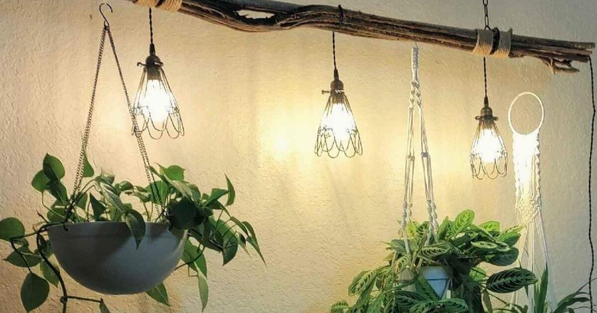 Saguaro Ribs Triple Pendant Light Bar Fixtures for $100 in Tucson, AZ ...