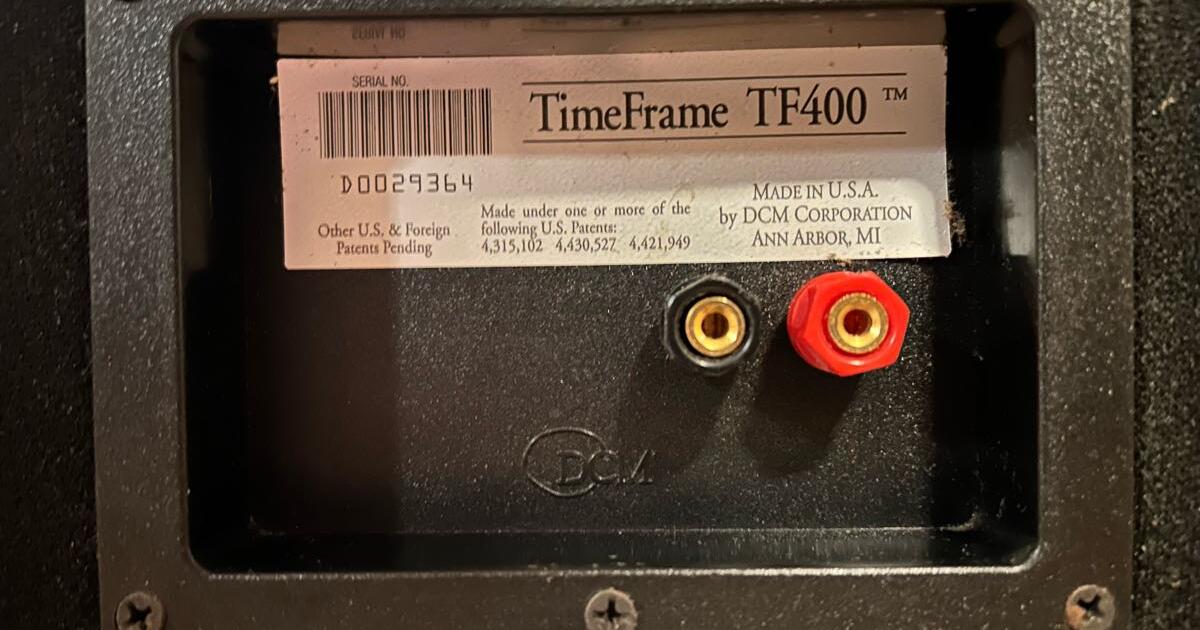 DCM TF400 vintage speakers for $100 in Minneapolis, MN | For Sale ...