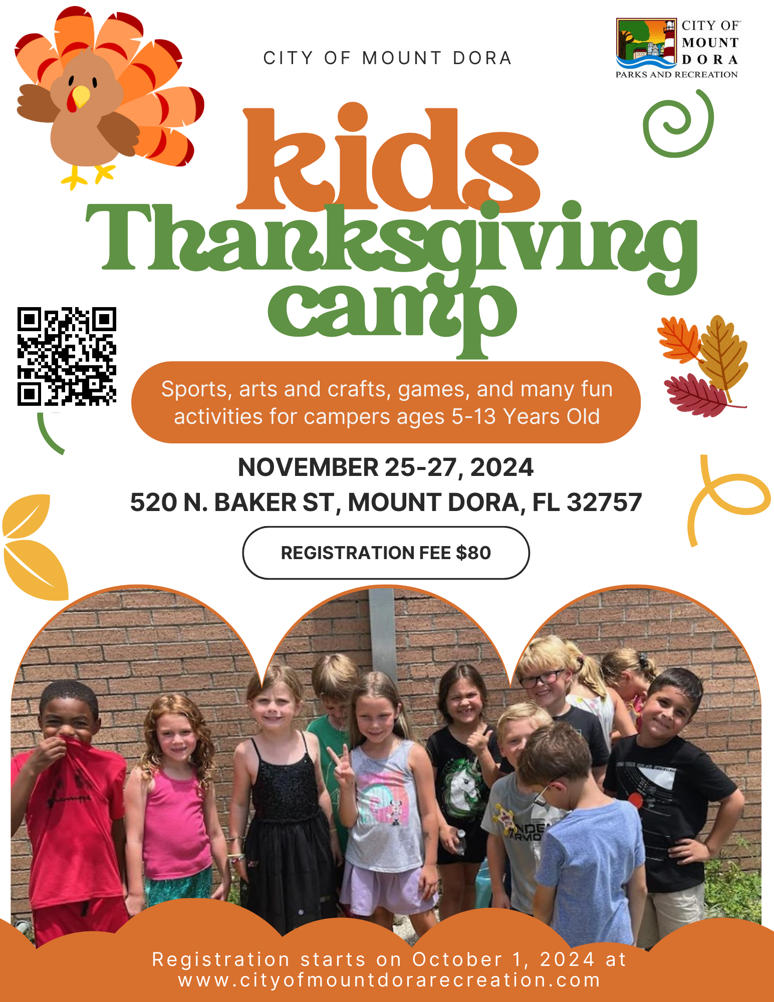 Last call to register for Thanksgiving Break Camp before all the spots ...