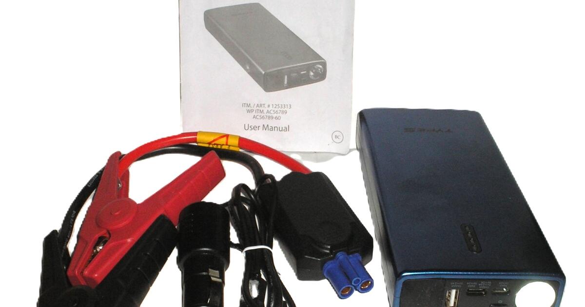 TYPE S Jump Starter Portable Power Bank 10000mAh AC56789-60 USB-C for ...