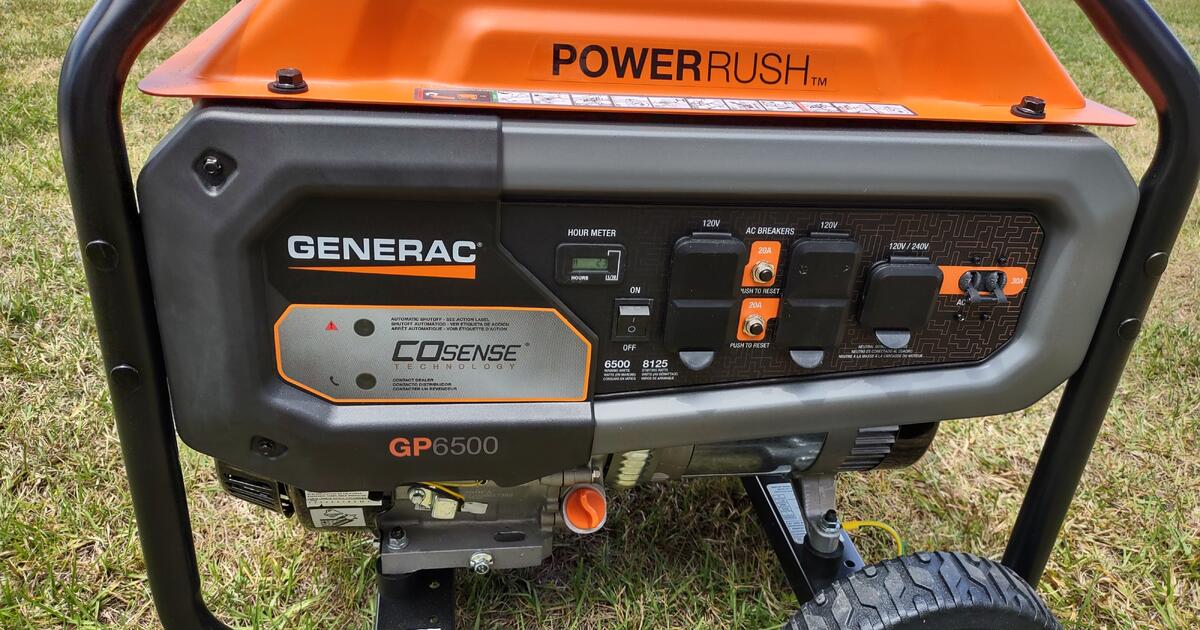 Generac GP 6500 Gas Generator for $500 in Palm Coast, FL | For Sale ...