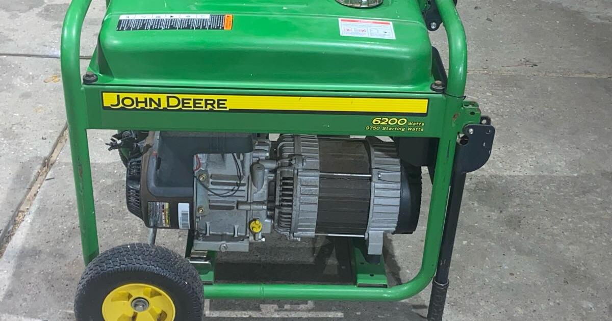 Portable John Deere Generator for $600 in Tomball, TX | For Sale & Free ...