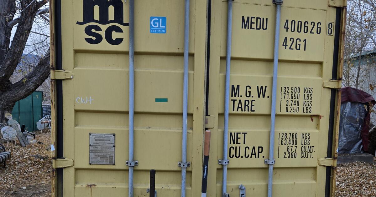 40 foot MSC Shipping Container for $2000 in Carson City, NV | For Sale ...