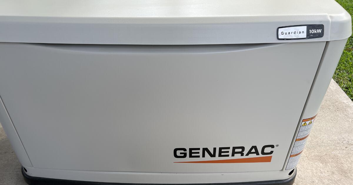 GENERAC Guardian 10 Kw Generator. for $1000 in Humble, TX | For Sale ...