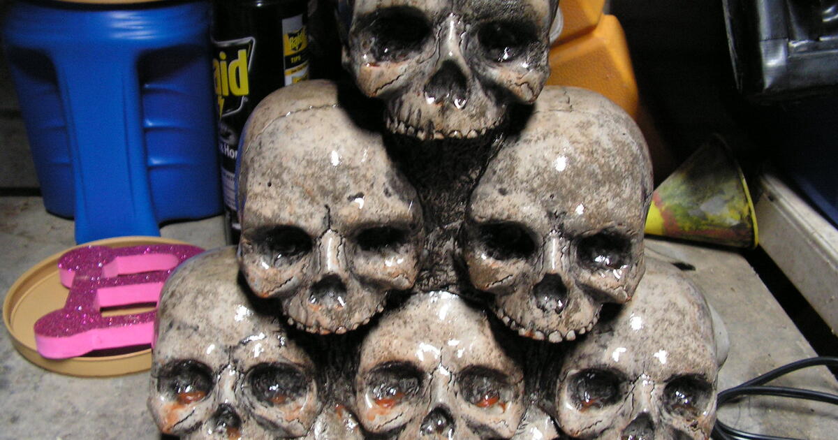 Solid Concrete Stack of Skulls for $50 in Greenbrier, TN | For Sale ...