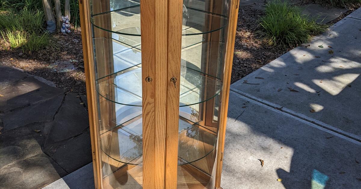 Corner Display Cabinet for $60 in Chamblee, GA | For Sale & Free — Nextdoor