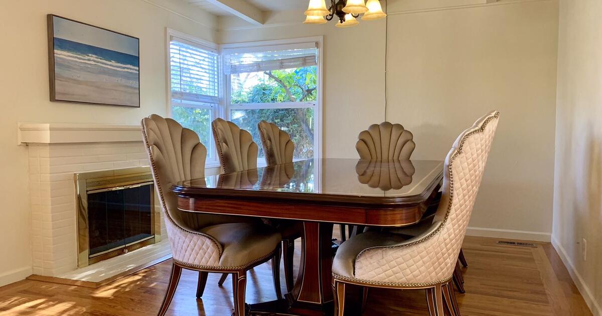 dining table and 8 chairs set - reduced from $3,995 to $1,995 (palo ...