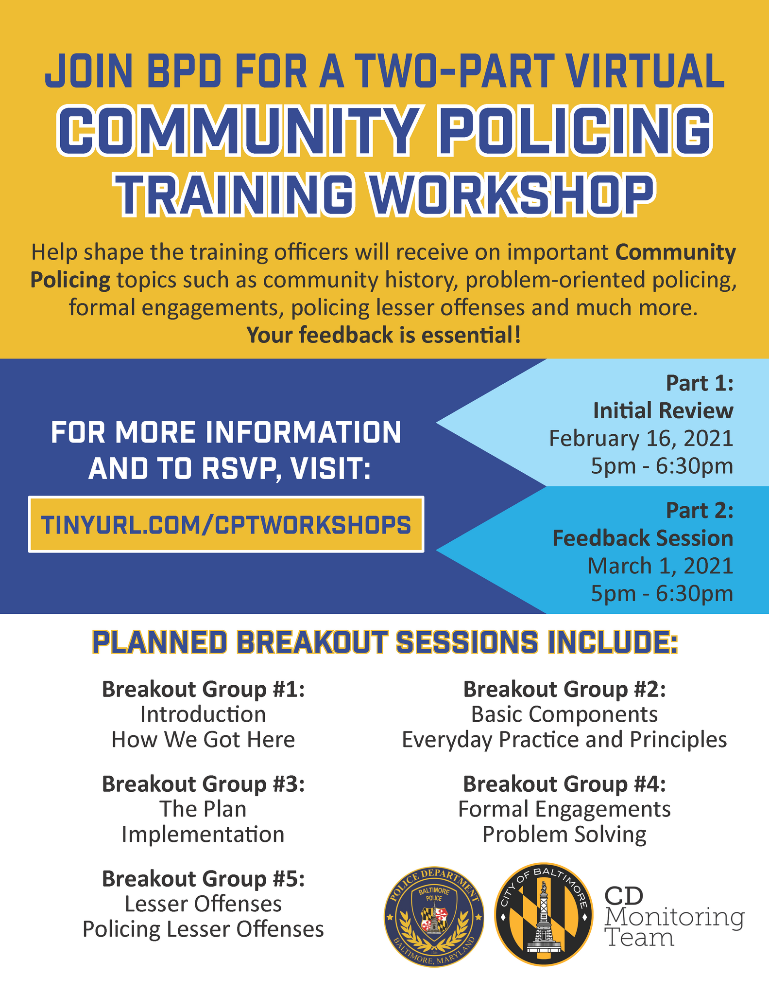 You're Invited: Virtual Community Policing Training Workshop ...